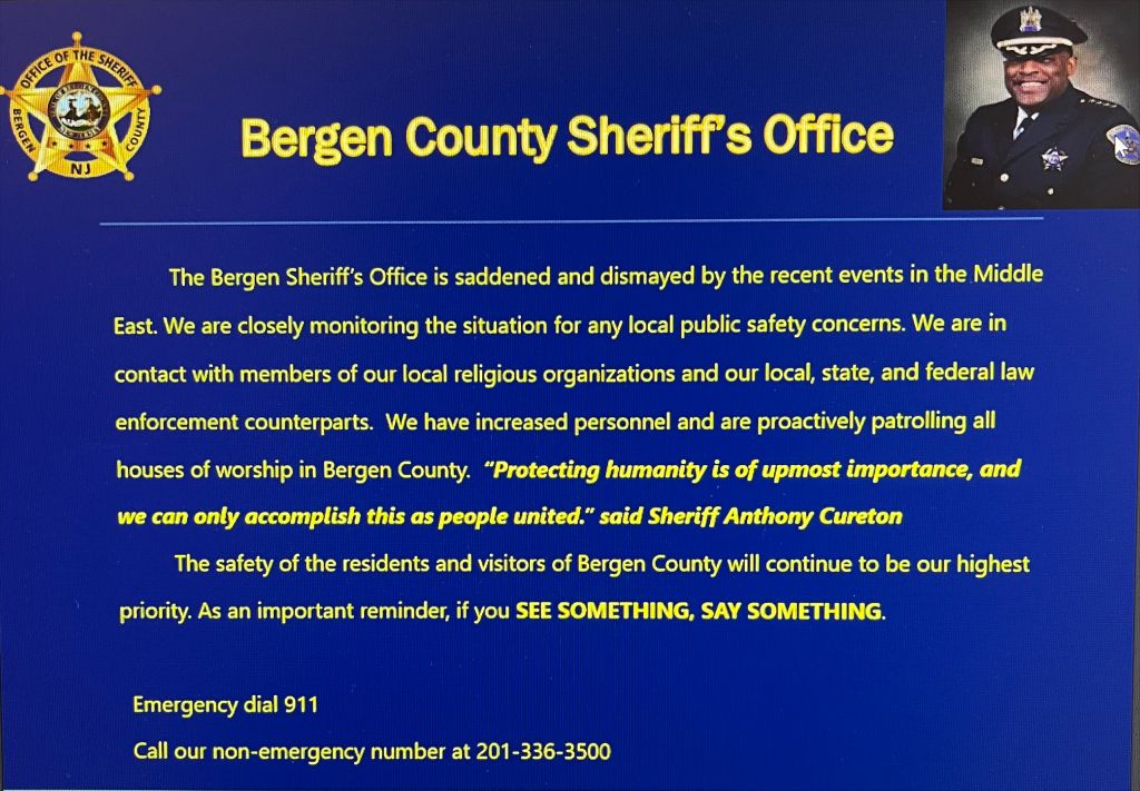 Sheriff Anthony Cureton | Bergen County Sheriff's Office